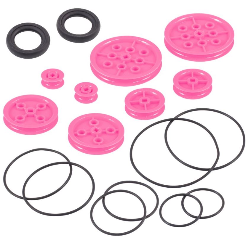 Vexrobotics: Pulley Base Pack (Pink) (228-3854)