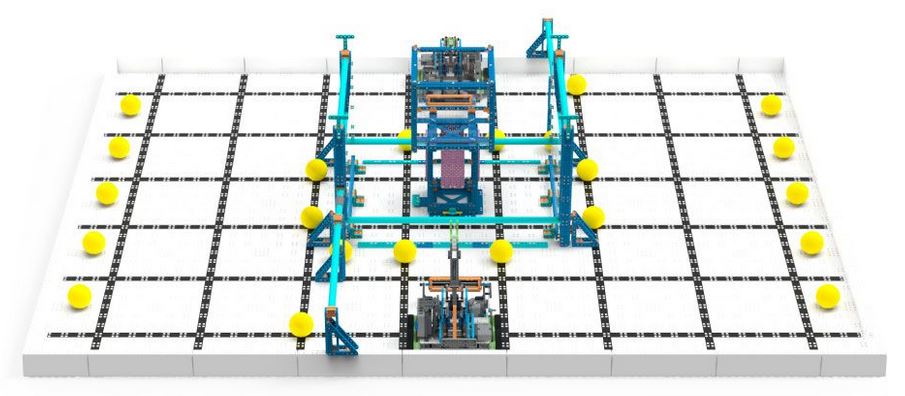 Vexrobotics: VIQC Pitching In Full Field & Game Element Kit (228-7053)