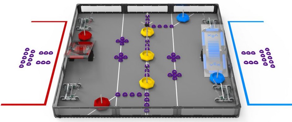 Vexrobotics: VRC Tipping Point Full Field & Game Element (276-7048) (1 ...