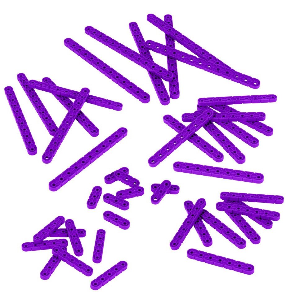 Vexrobotics: 1X BEAM ODD LENGTH PACK (PURPLE) (228-4707)