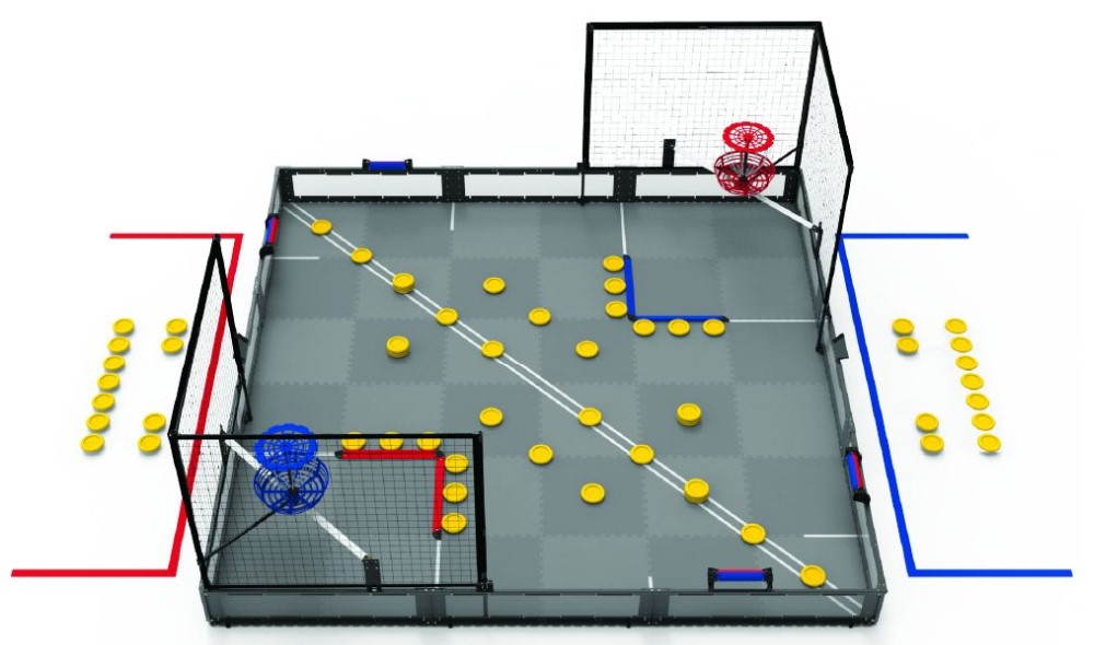 Vexrobotics: VRC Spin Up Full Field & Game Element Kit (276-7500) ([1 ... Vexrobotics: VRC Spin Up Full Field & Game Element Kit (276-7500) ([1 ...